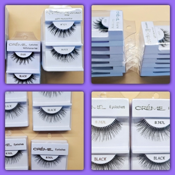 CRE'ME | Makeup | Creme Pro Lash 3 Pair Assorted Lashes Highend Used By ...